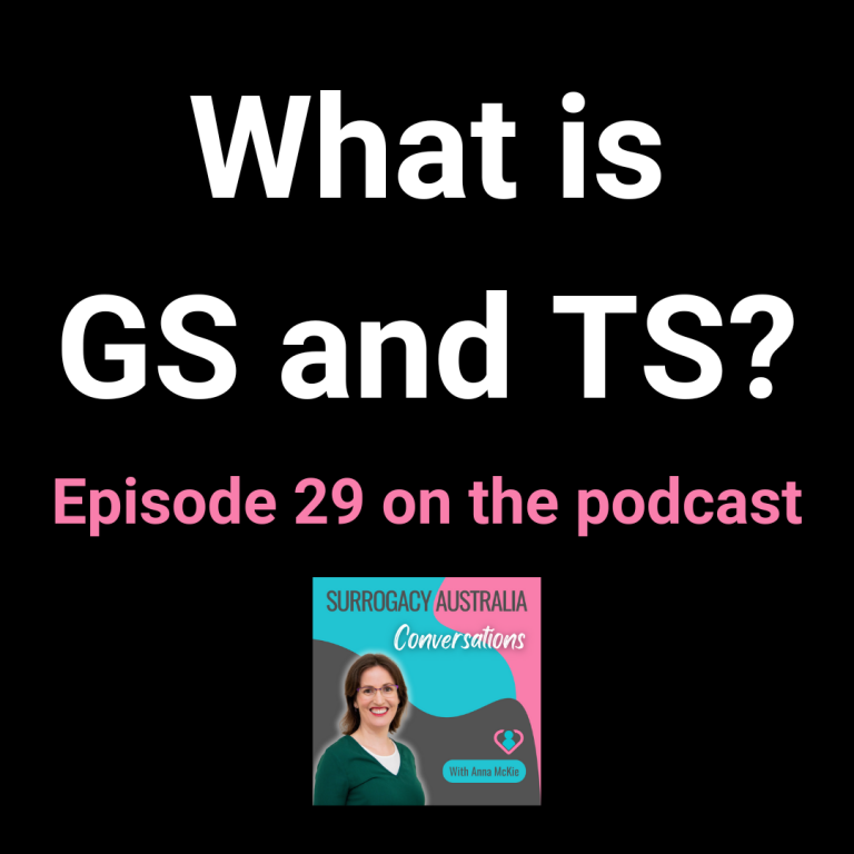 Episode 29 - What is GS and TS? - Surrogacy Australia